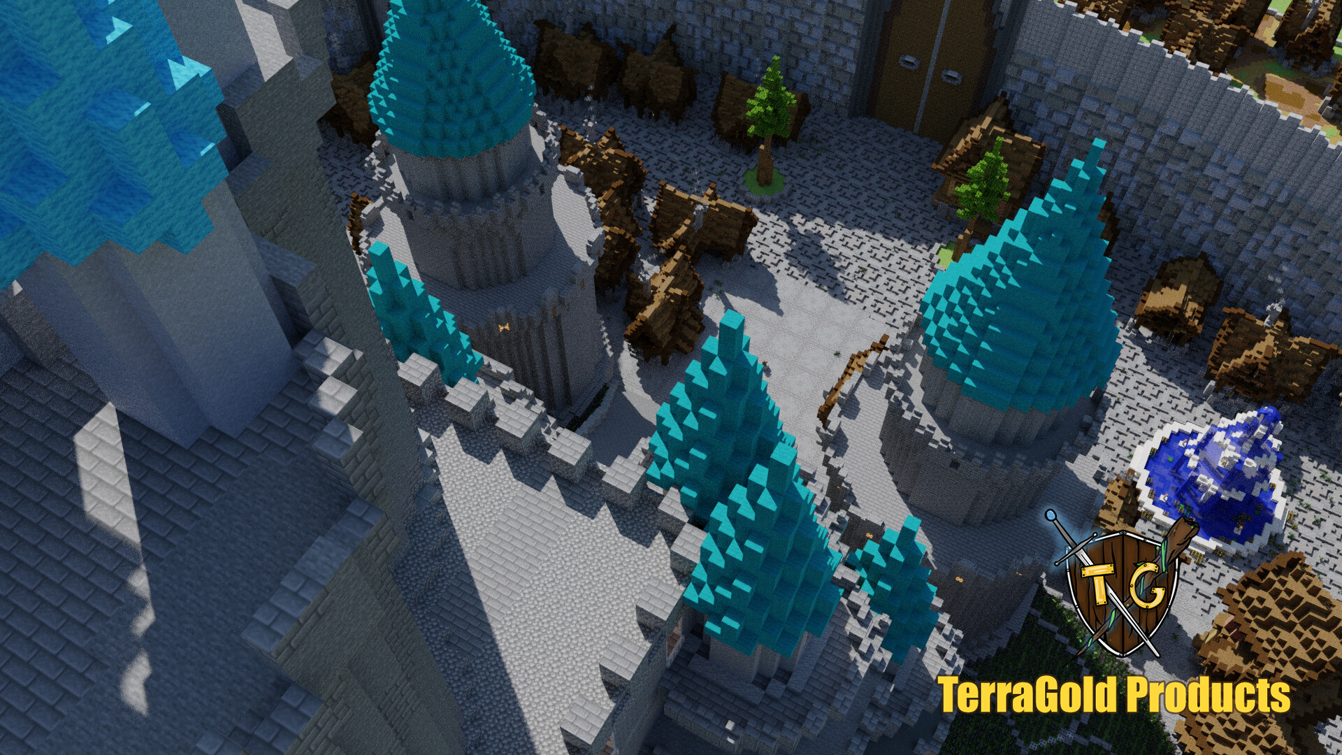 SPAWN | Medieval Castle | 300x300 Minecraft Map