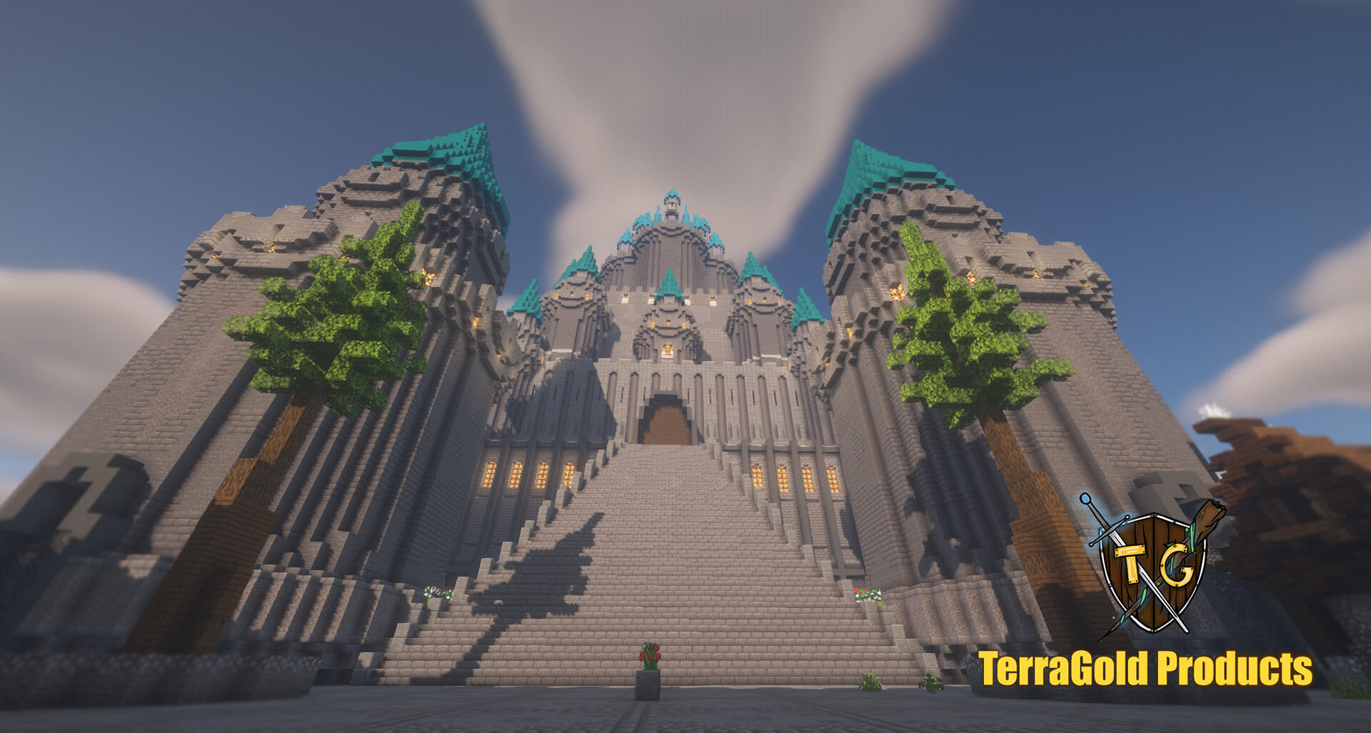 SPAWN | Medieval Castle | 300x300 Minecraft Map