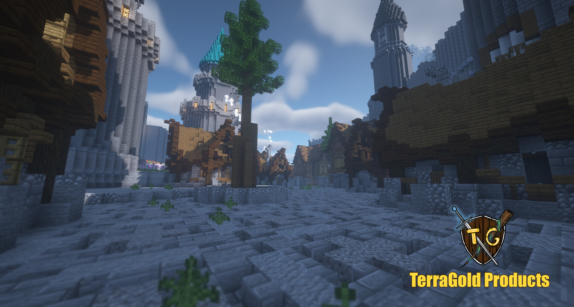 SPAWN | Medieval Castle | 300x300 Minecraft Map