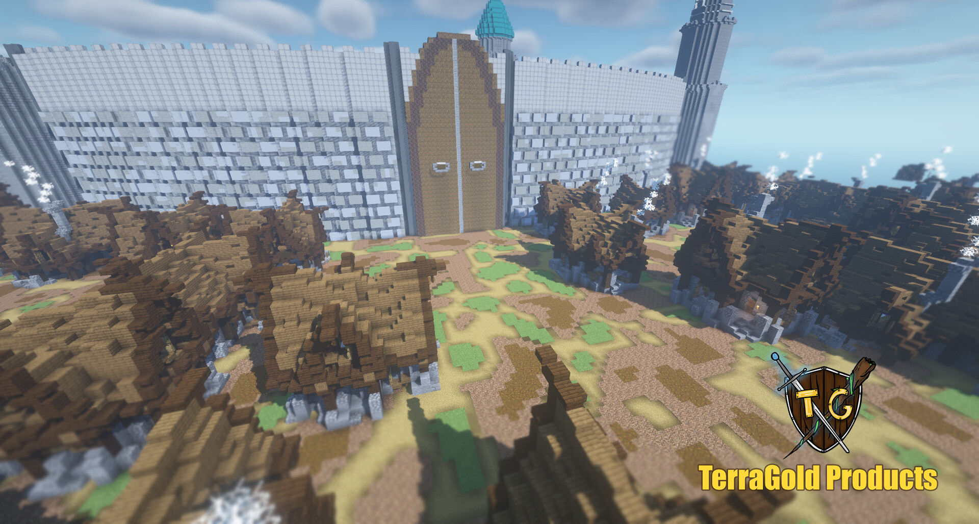 SPAWN | Medieval Castle | 300x300 Minecraft Map