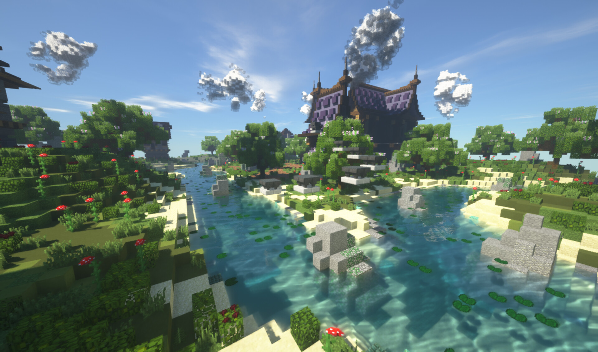 Map Minecraft Server Lobby/Hub - Warp Spawn Minecraft Map