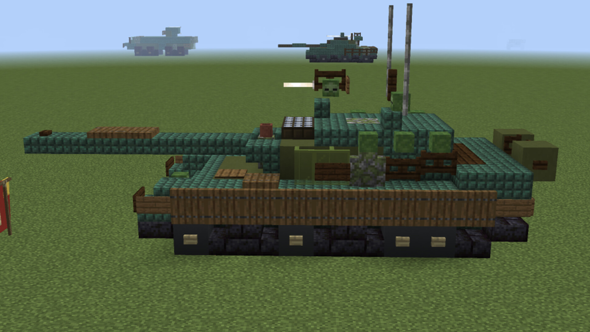 1.5:1 scale ZTZ/Type-99A MBT Minecraft Map