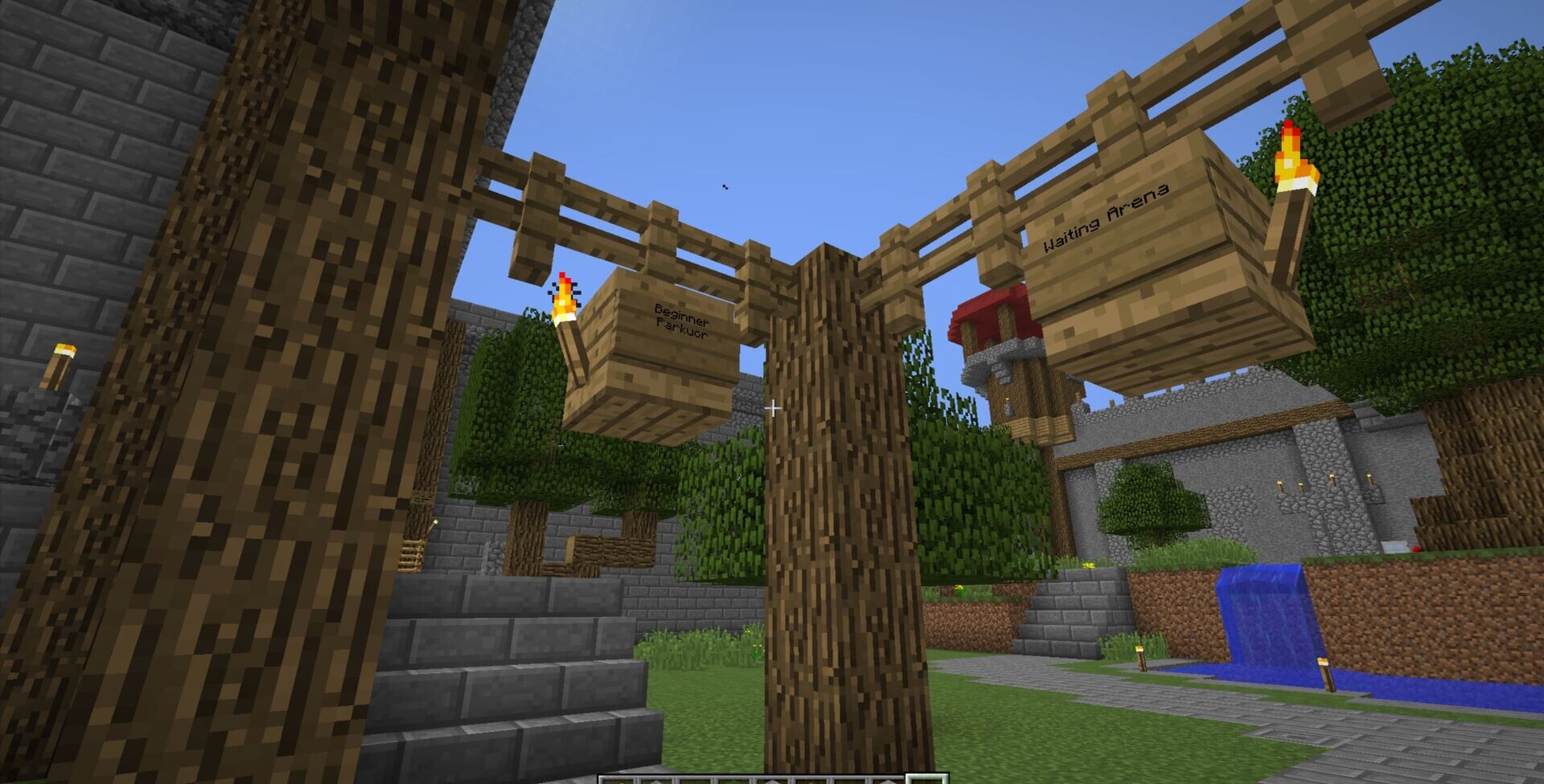 Spawn - MCPVP Sabotage Lobby map - REBUILT Minecraft Map