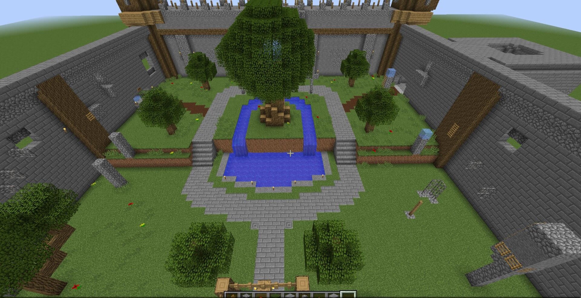 Spawn - MCPVP Sabotage Lobby map - REBUILT Minecraft Map
