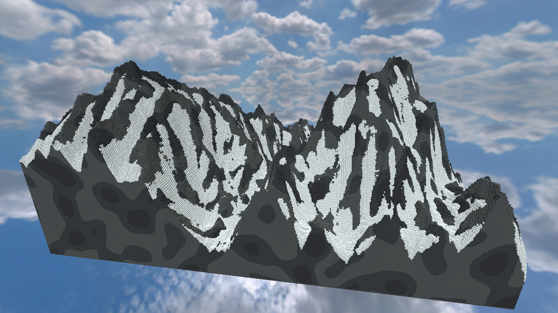 500𝙭500 | 𝗠𝗼𝘂𝗻𝘁𝗮𝗶𝗻 𝗣𝗲𝗮𝗸𝘀 𝙏𝙚𝙧𝙧𝙖𝙛𝙤𝙧𝙢𝙞𝙣𝙜 | DOWNLOAD Minecraft Map