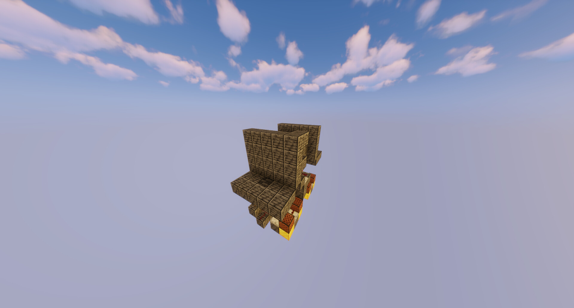 Hidden 2x1 Redstone Door - Redstone Torch Trigger Minecraft Map