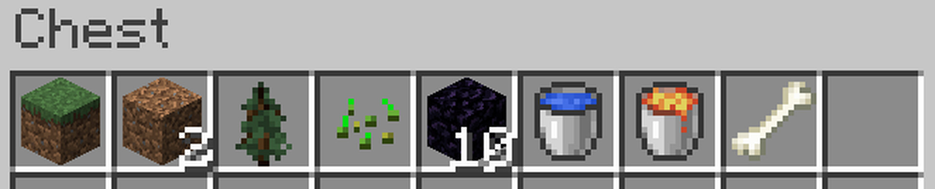 One chest from NiftySmith Minecraft Map