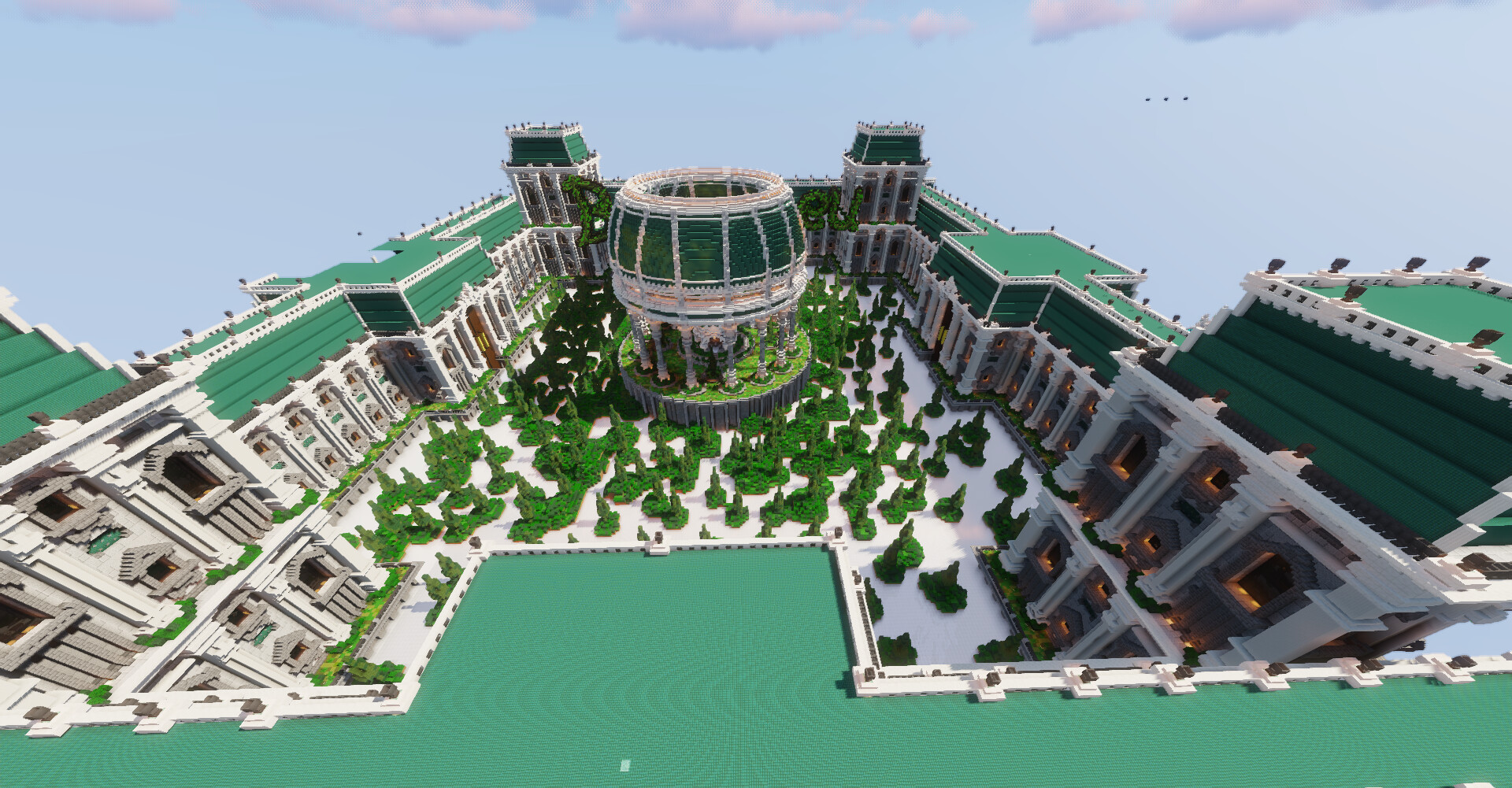 Jade Olympus Spawn Hub Minecraft Map