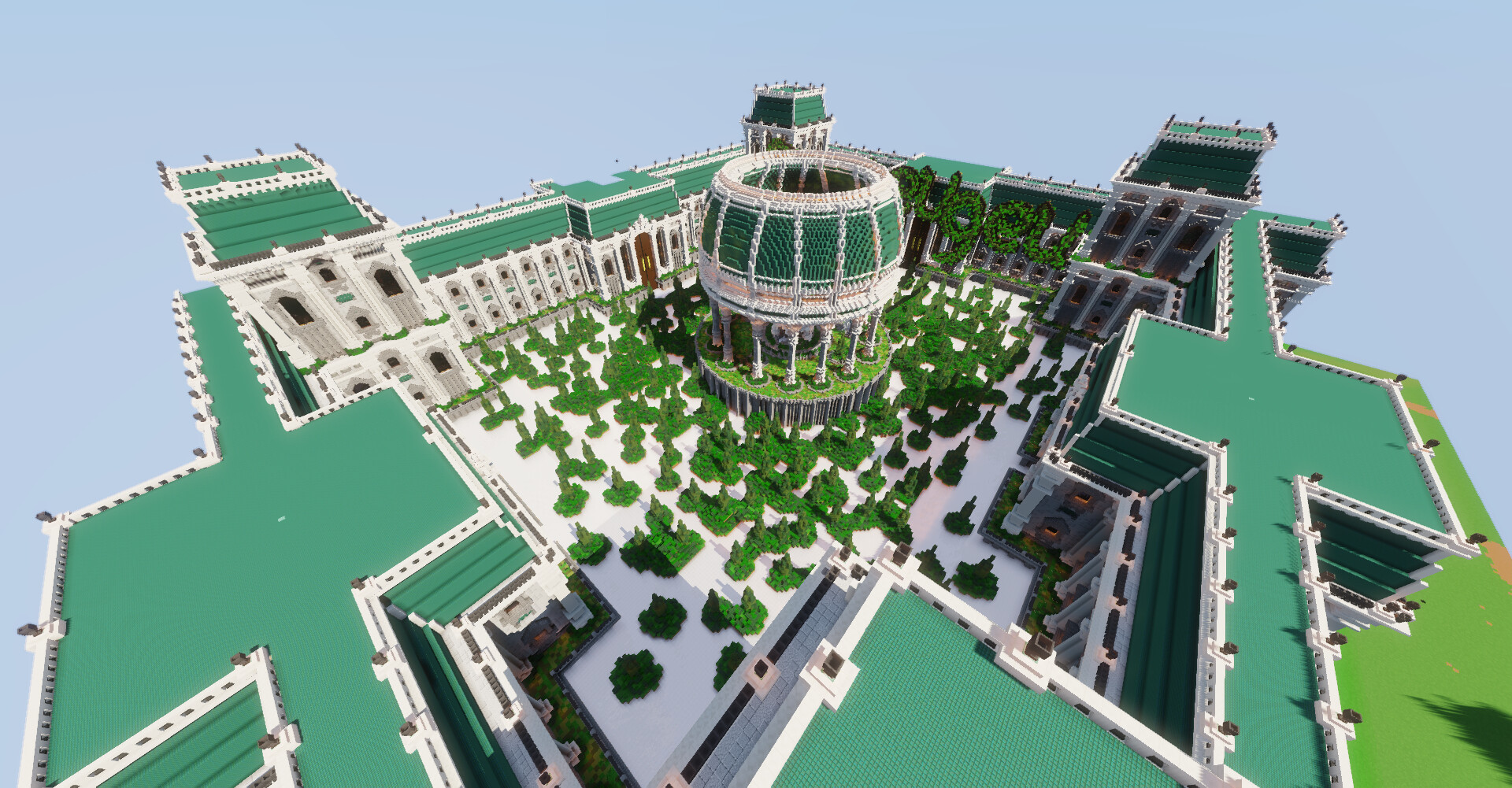 Jade Olympus Spawn Hub Minecraft Map