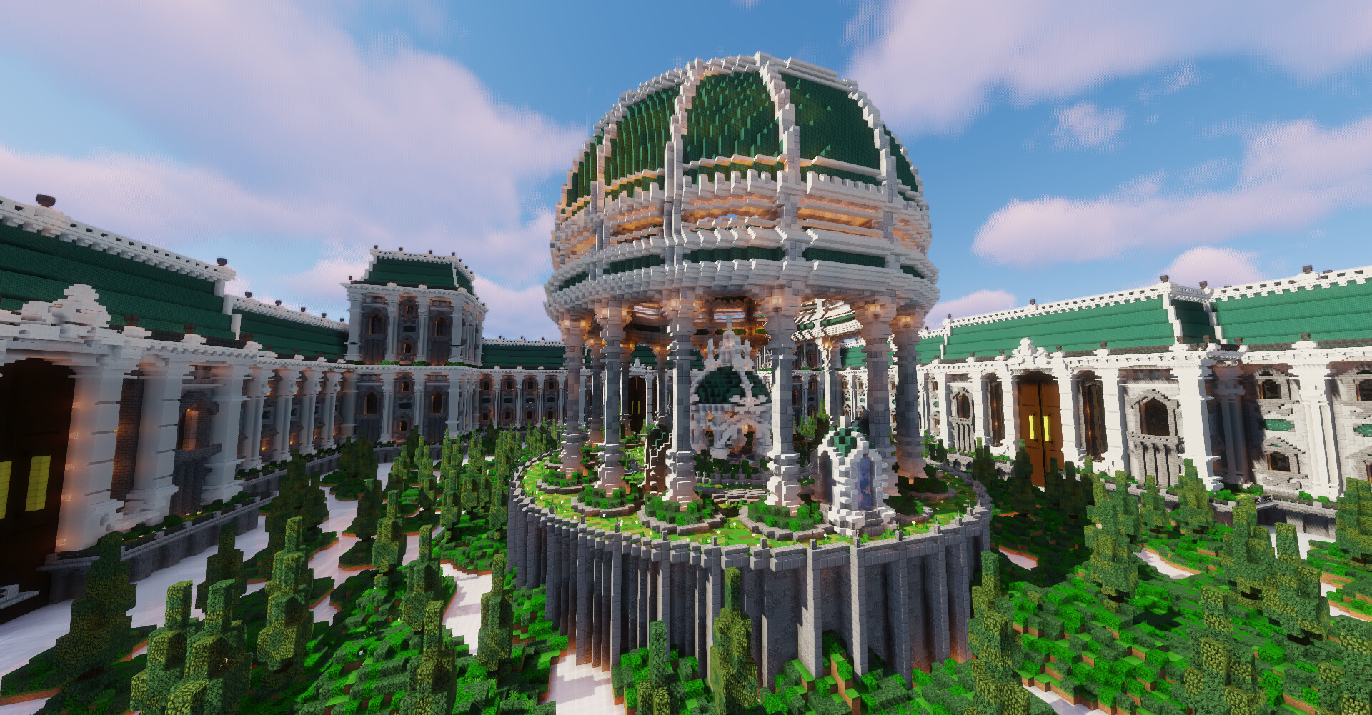 Jade Olympus Spawn Hub Minecraft Map