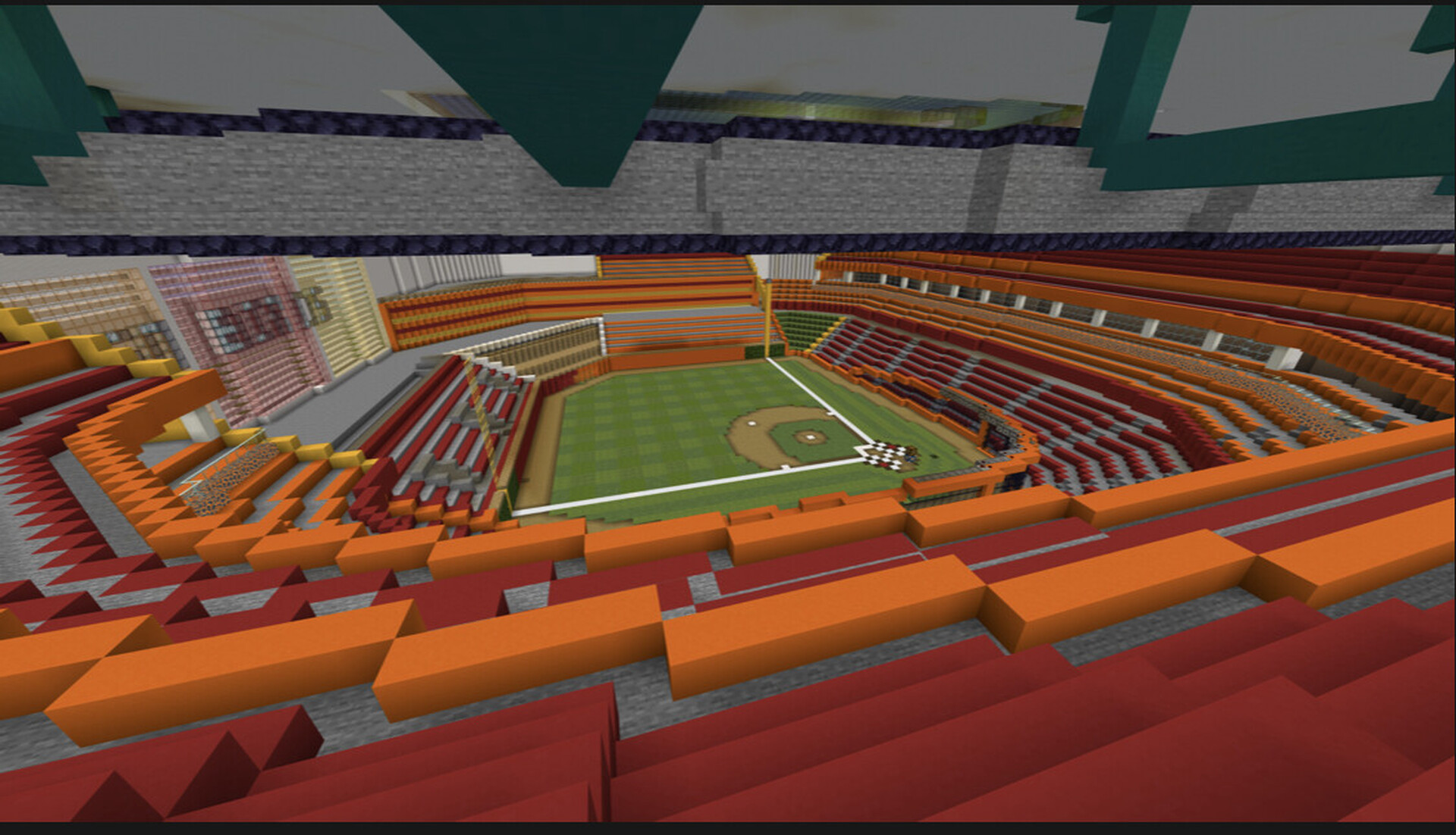 Firedome home of the LA Firebirds Minecraft Map