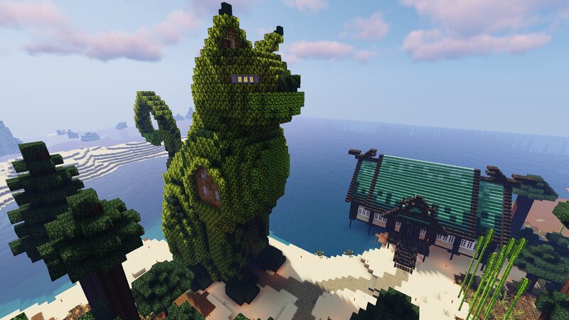 Topiary Cat-fé Minecraft Map