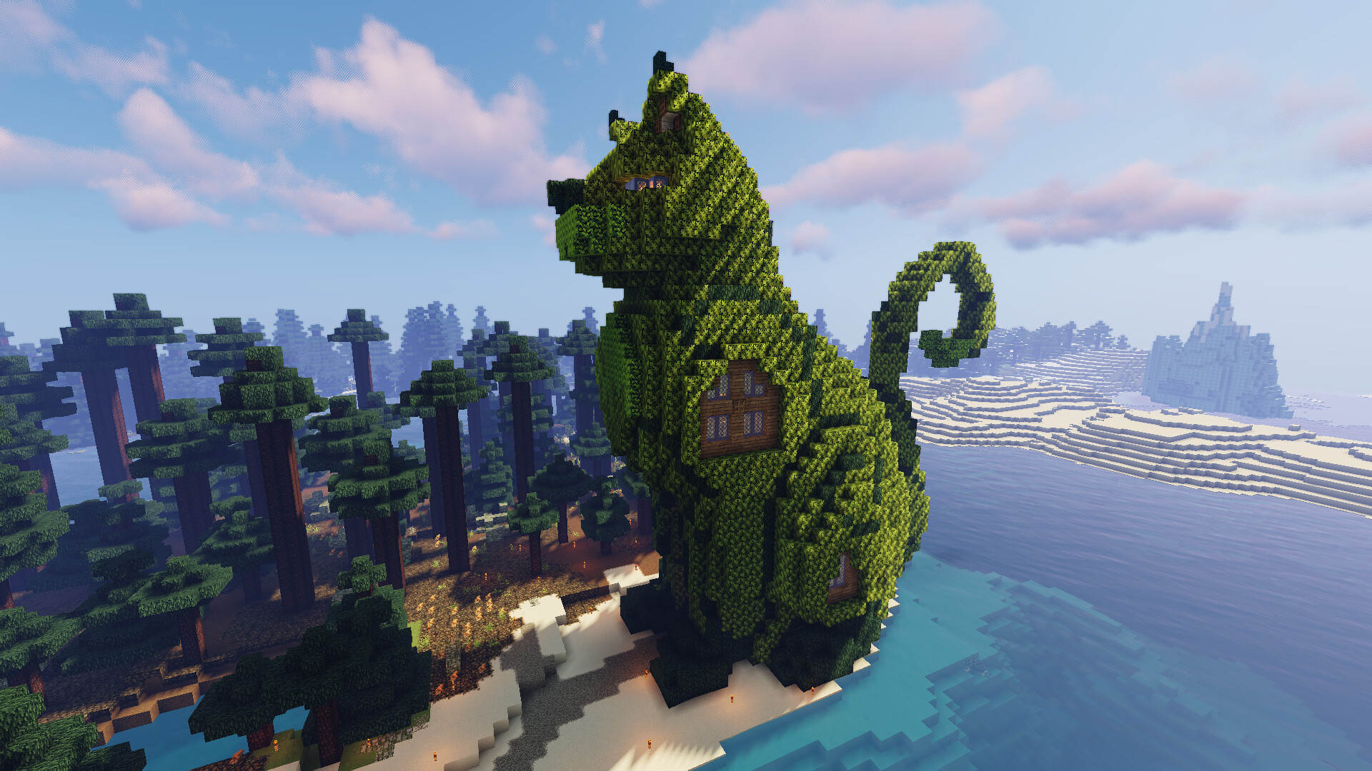 Topiary Cat-fé Minecraft Map