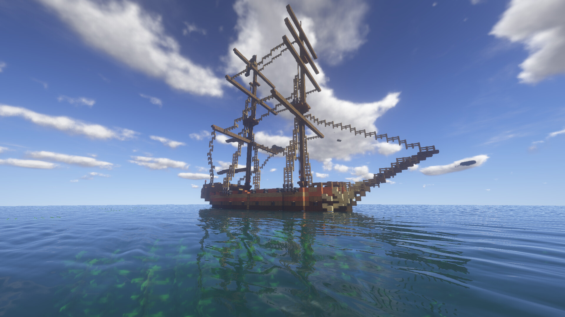 Edward Kenway's Jackdaw (Pirate Brig) Minecraft Map