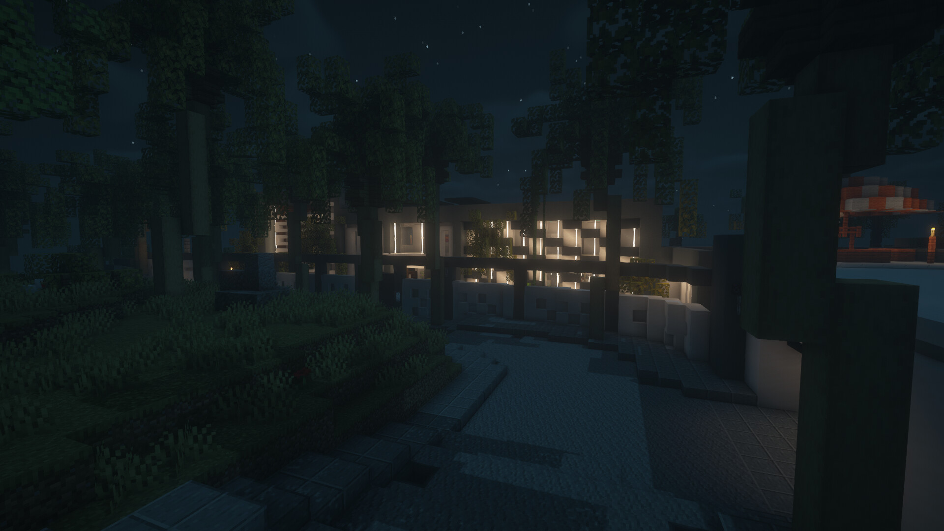 Beverly Hills Stilt Mansion Minecraft Map