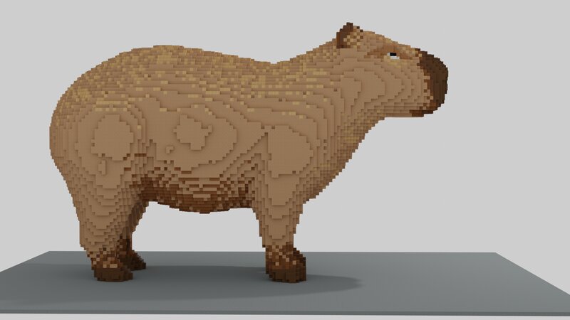 Realistic Capybara Build {FREE DOWNLOAD} Minecraft Map
