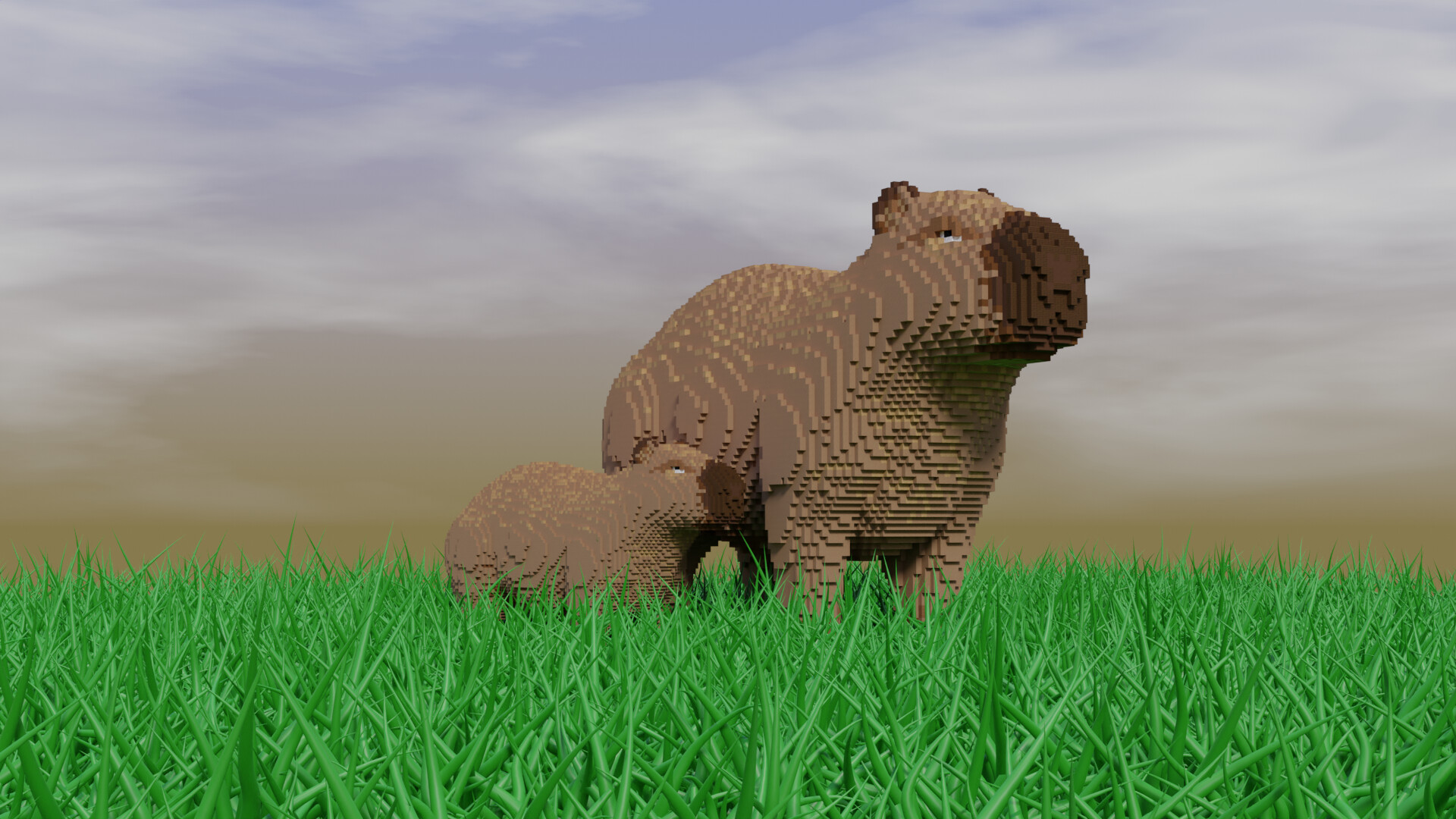 Realistic Capybara Build {FREE DOWNLOAD} Minecraft Map