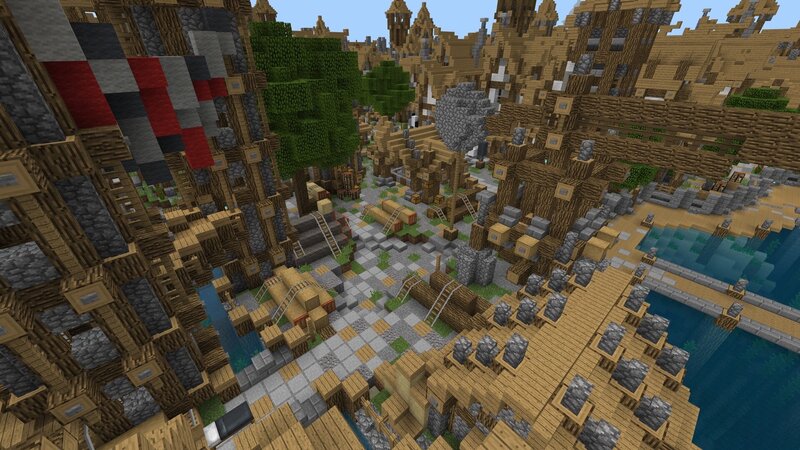 HelmStein’s Lumber Yard/Sawmill Minecraft Map