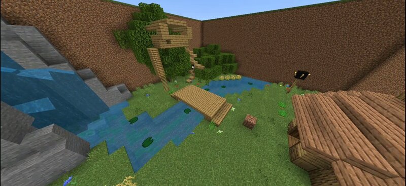 My Little Dirt Block MCPE/MCBE Adventure-Minigame Map Minecraft Map