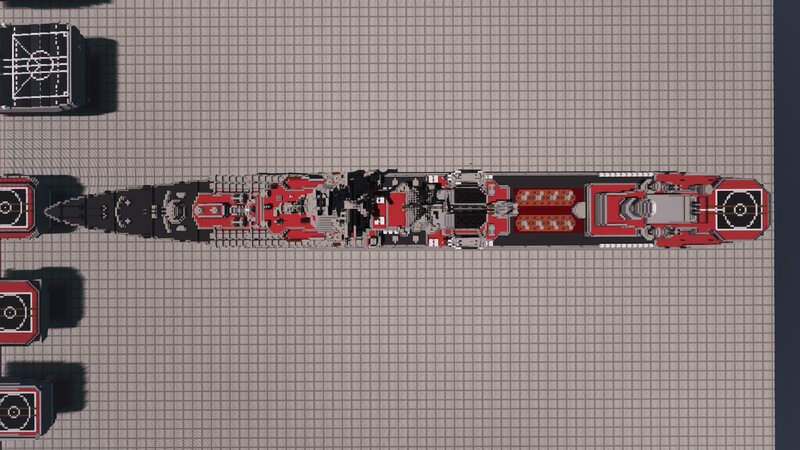 Russian navy Slava class cruiser - Moskva Minecraft Map