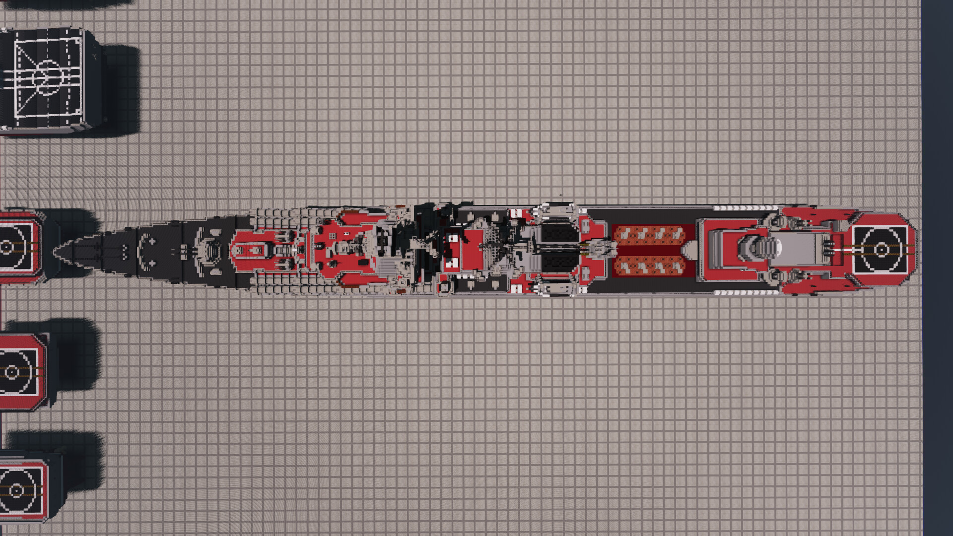 Russian navy Slava class cruiser - Moskva Minecraft Map