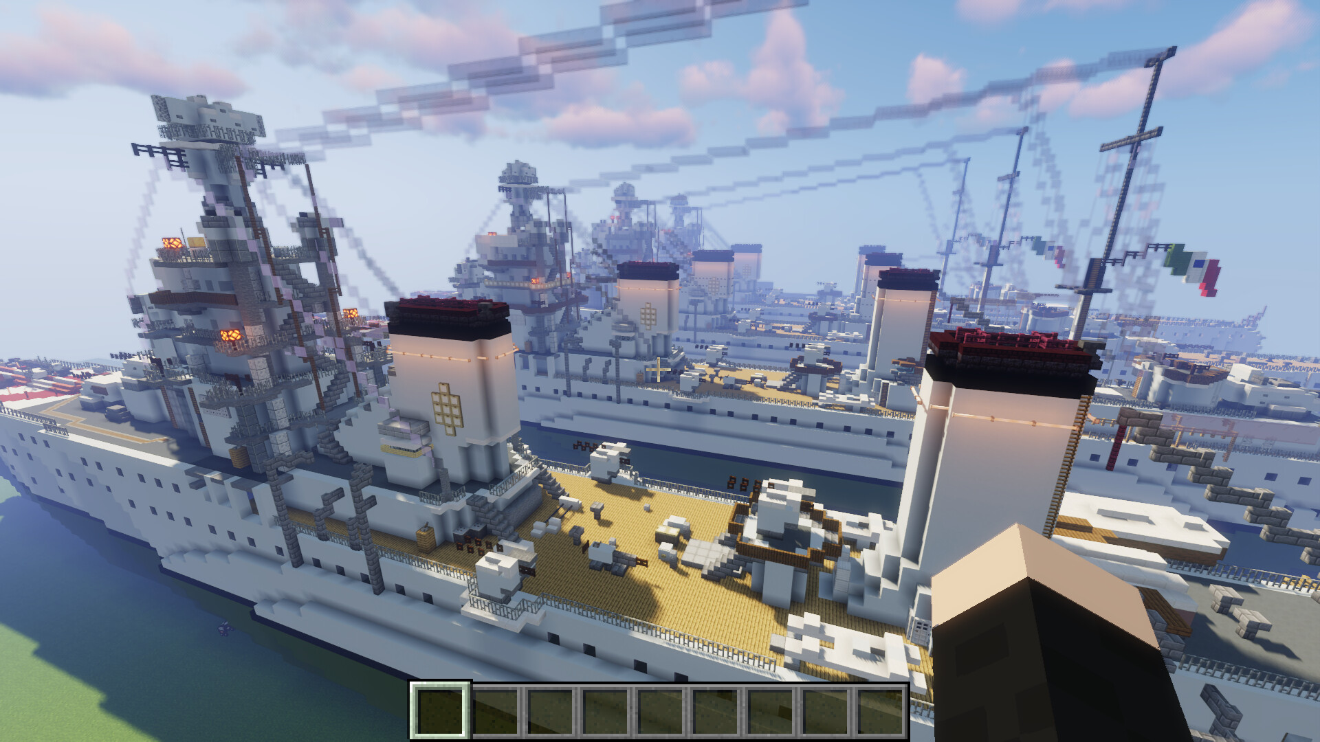 The 4 sisters of the Giussano-class cruisers :D Minecraft Map