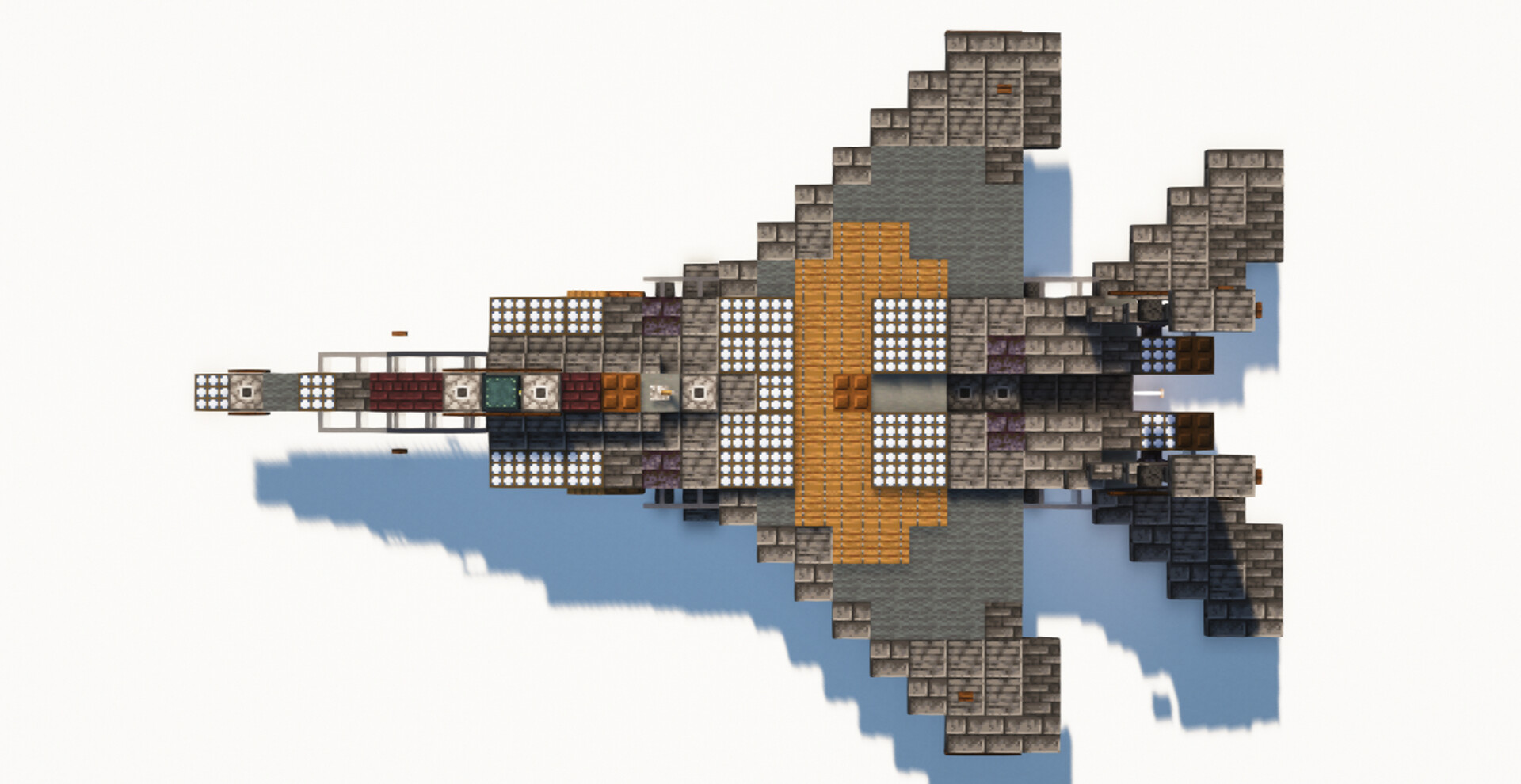 1.5:1 Scale McDonnell Douglas F-15E Strike Eagle Fighter Minecraft Map