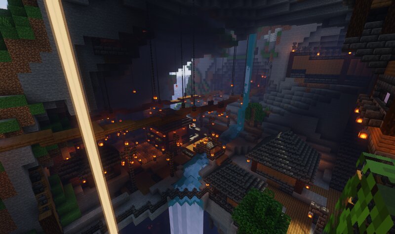 Cozy Cave Cave Village Minecraft Map