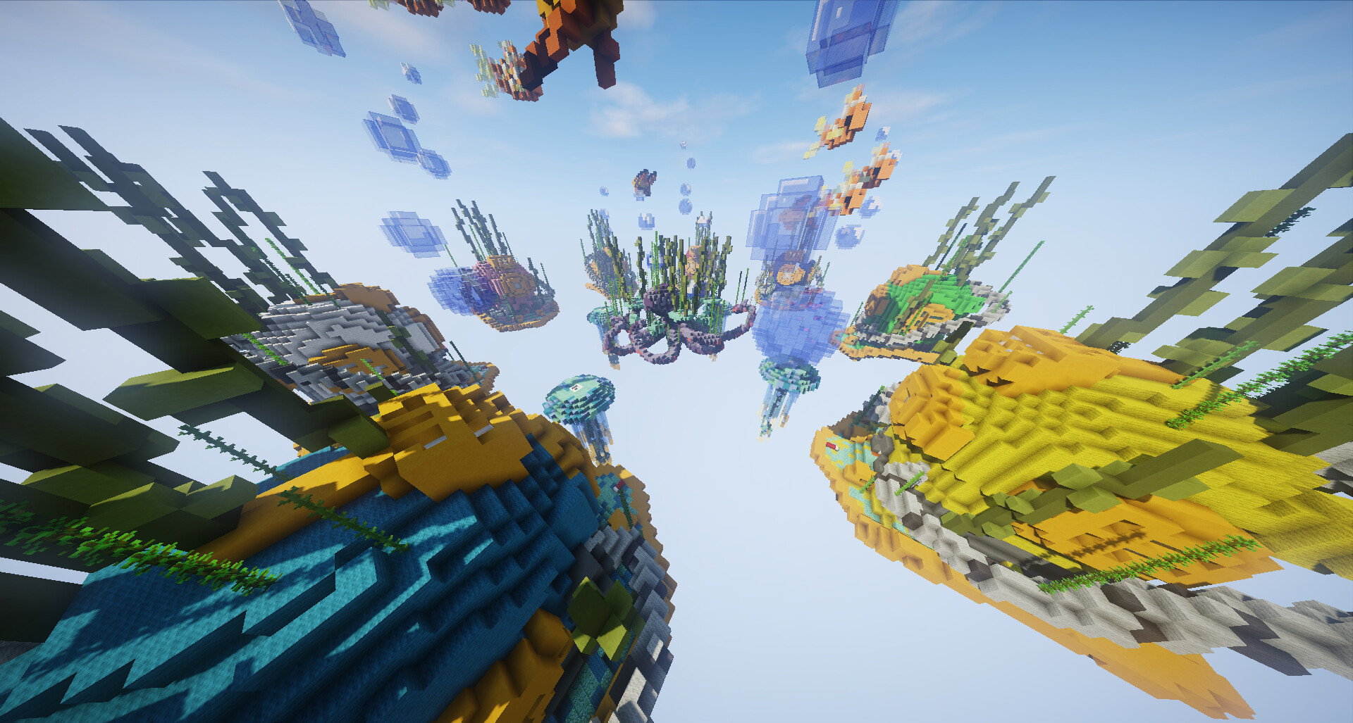 BedWars Aqua - AliensBuilds 🌊 Minecraft Map