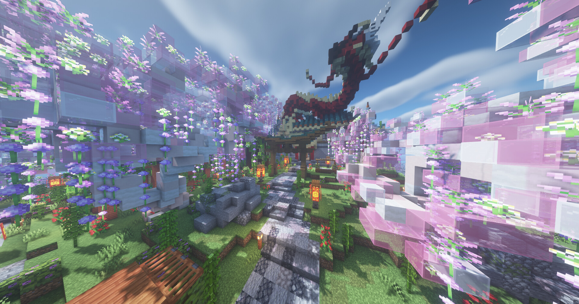 ⭐ EXCLUSIVE ⭐ Dragon House - AliensBuilds 🐉 Minecraft Map