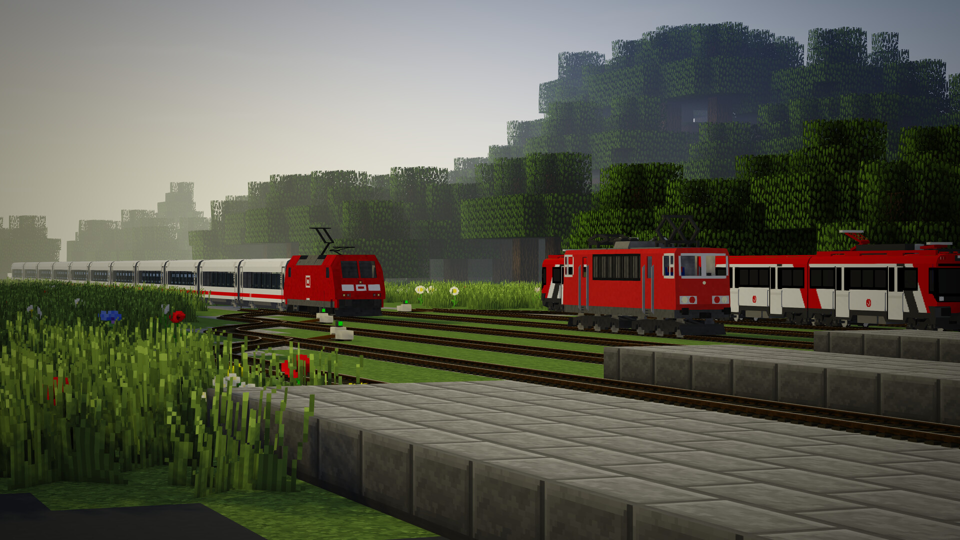 Traincraft map (Lohr) 1.0. Minecraft Map