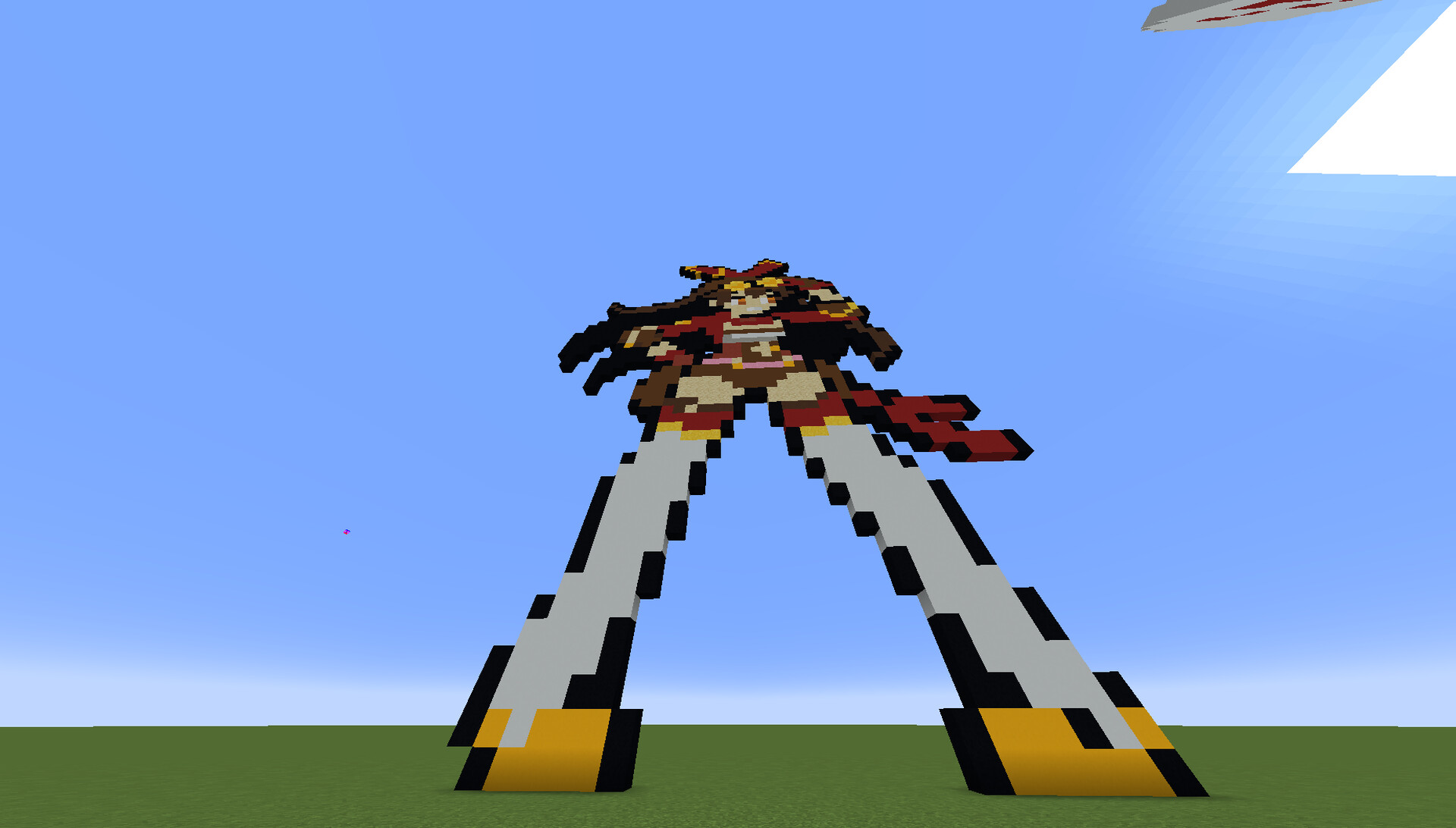 Amber (Genshin Impact) 2D Pixelart Minecraft Map