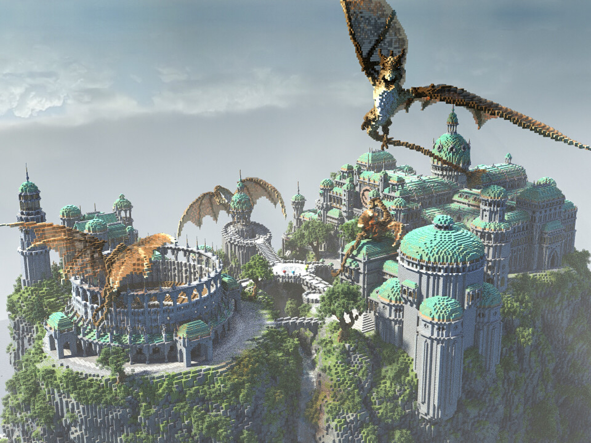 Towny Spawn Map II Minecraft Map