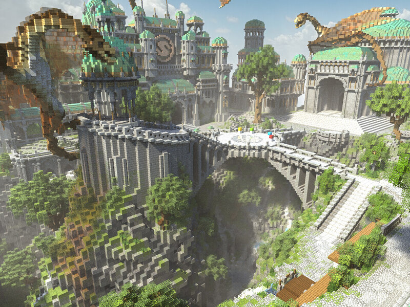 Towny Spawn Map II Minecraft Map