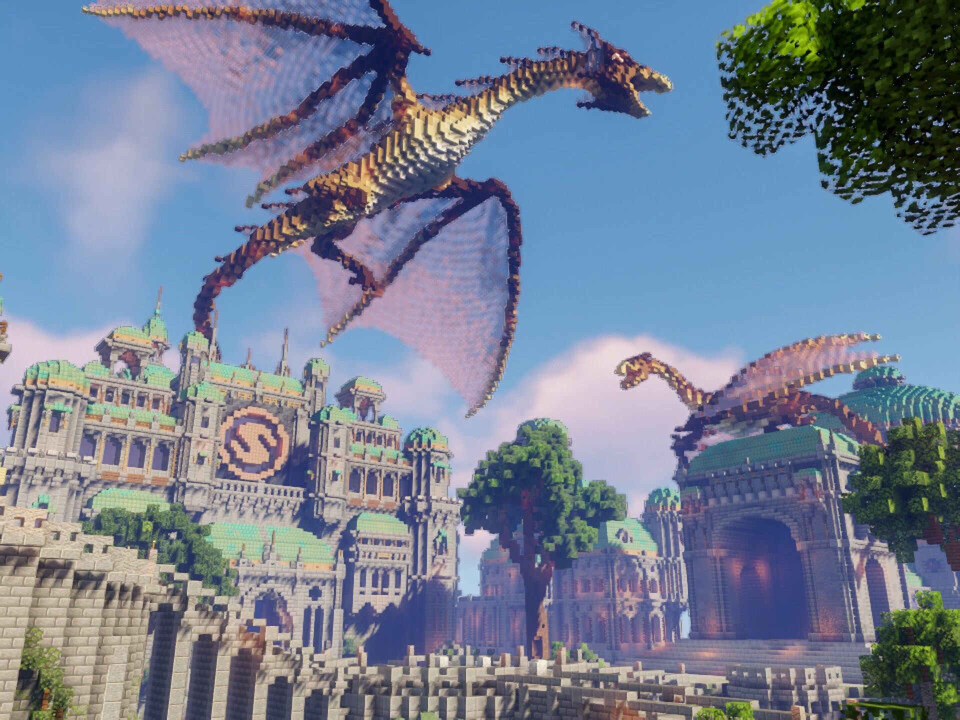 Towny Spawn Map II Minecraft Map