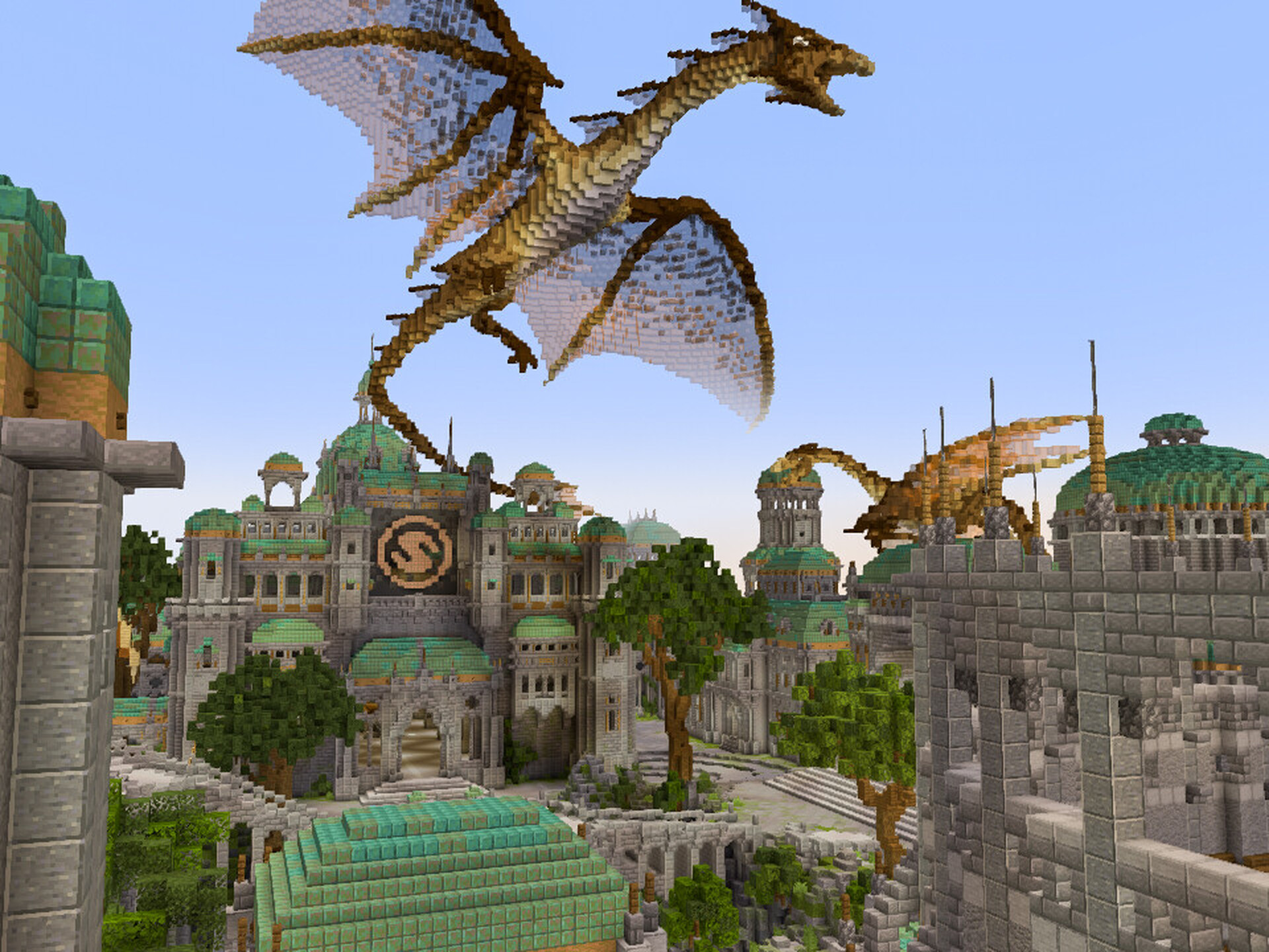 Towny Spawn Map II Minecraft Map