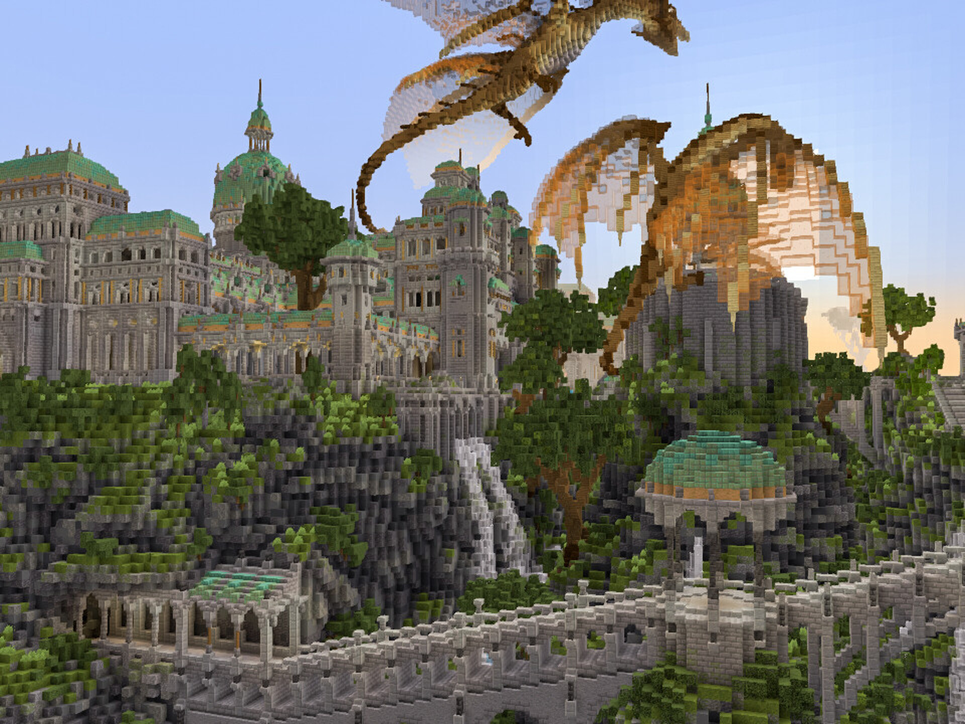 Towny Spawn Map II Minecraft Map