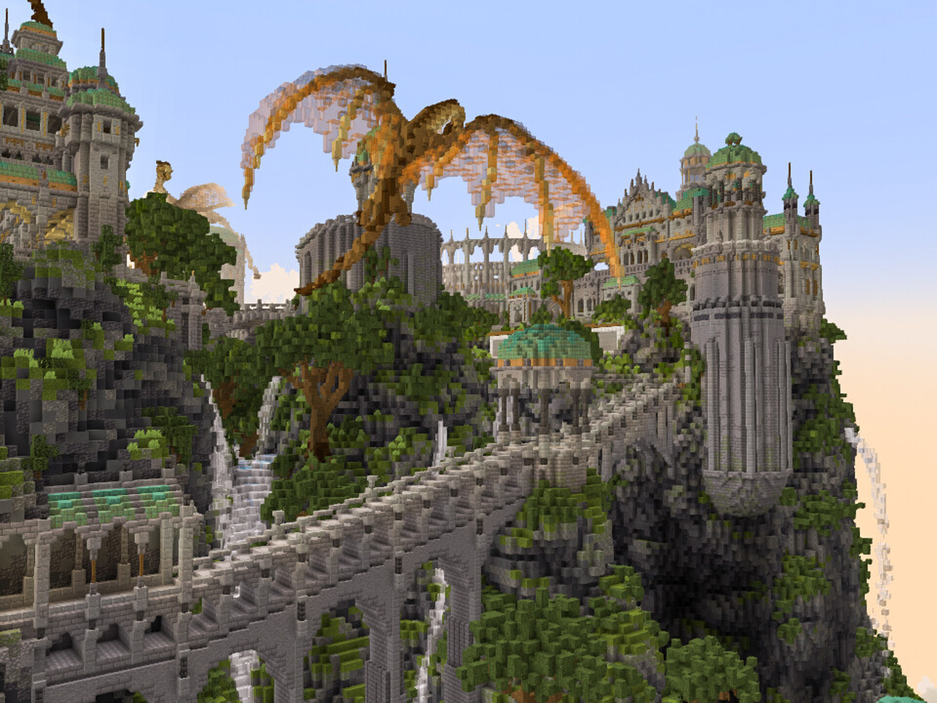 Towny Spawn Map II Minecraft Map