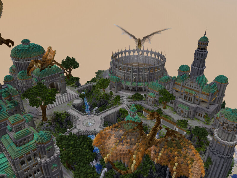 Towny Spawn Map II Minecraft Map