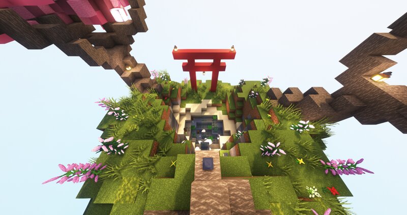 Small Sakura Island Minecraft Map