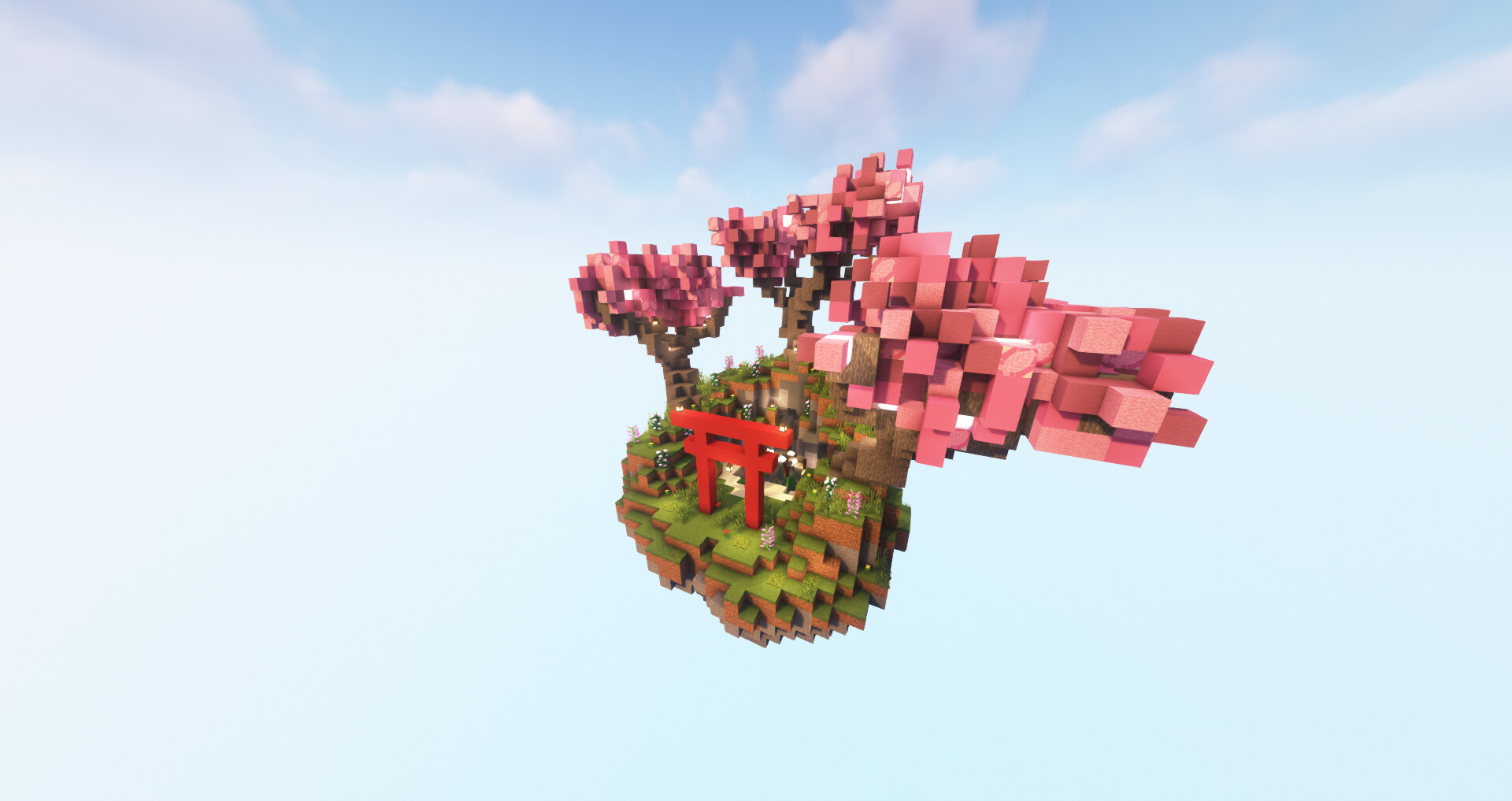Small Sakura Island Minecraft Map