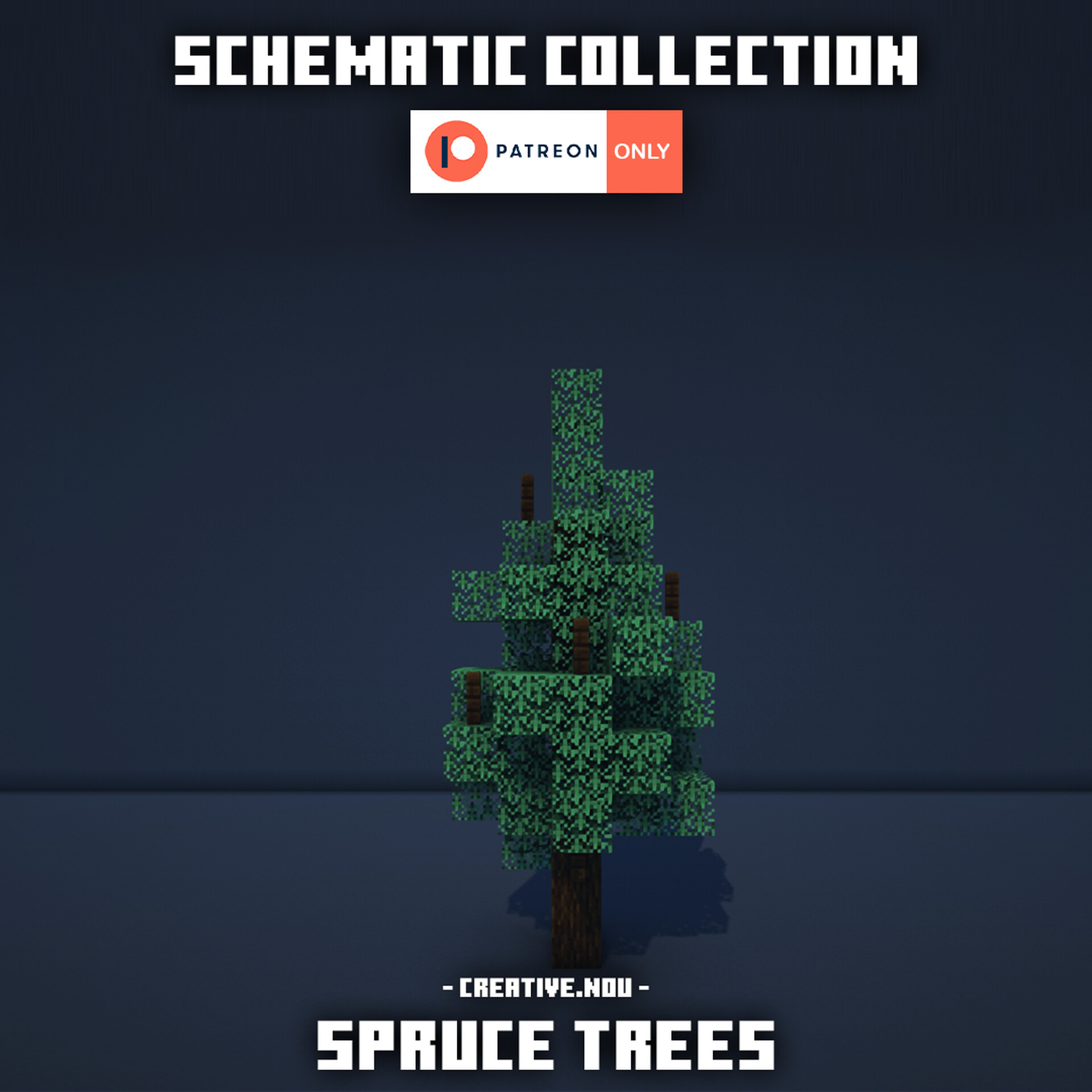 Spruce Trees (Schematic Collection) Minecraft Map