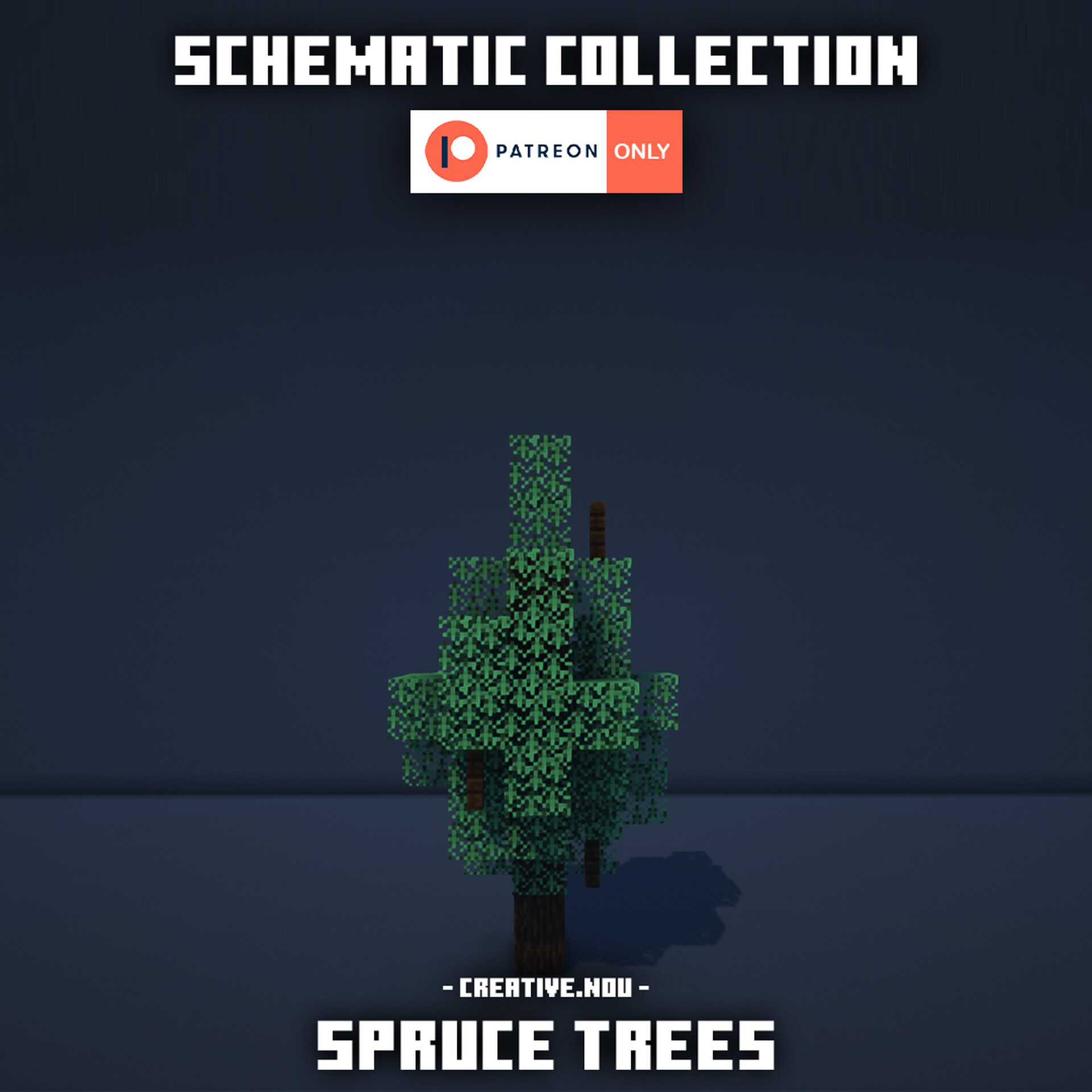 Spruce Trees (Schematic Collection) Minecraft Map