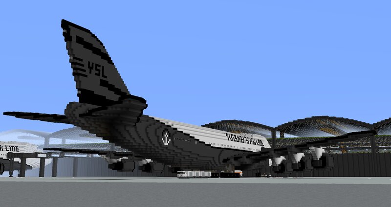 Boeing 747-200(Full İnterior) Minecraft Map