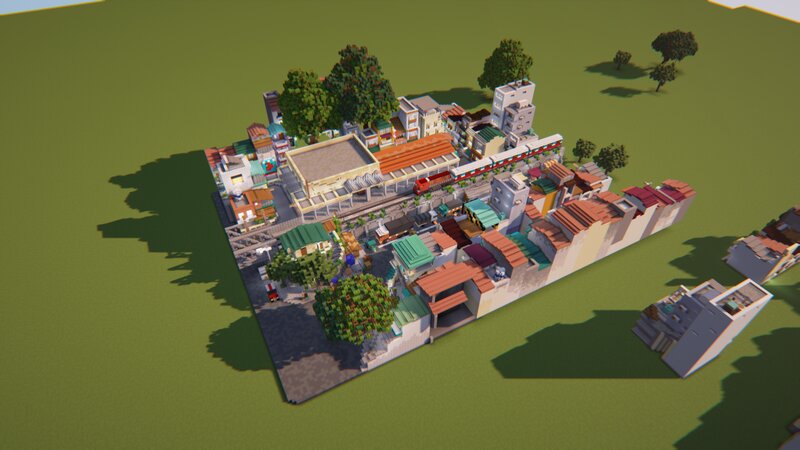 Long Bien Station, Hanoi, Vietnam Minecraft Map