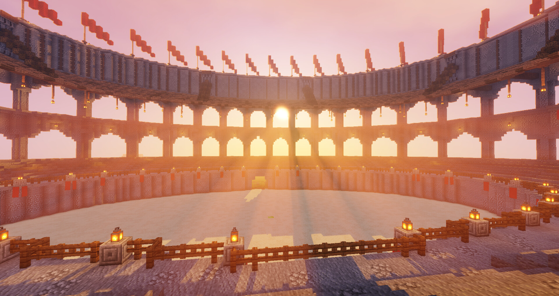 RealSurvival - Helios' city Amphitheatre Minecraft Map
