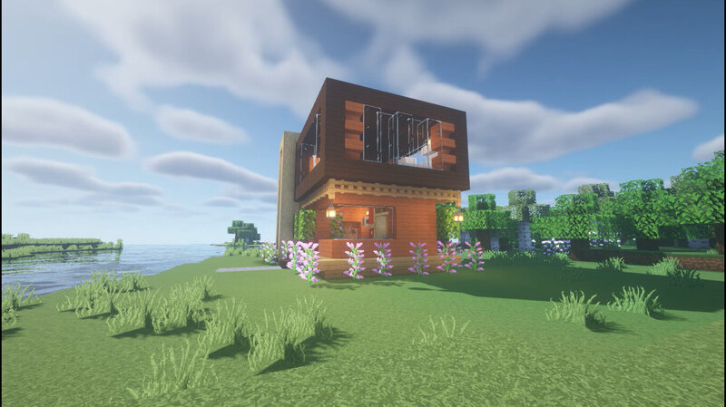 Modern House (Java & Bedrock) Minecraft Map