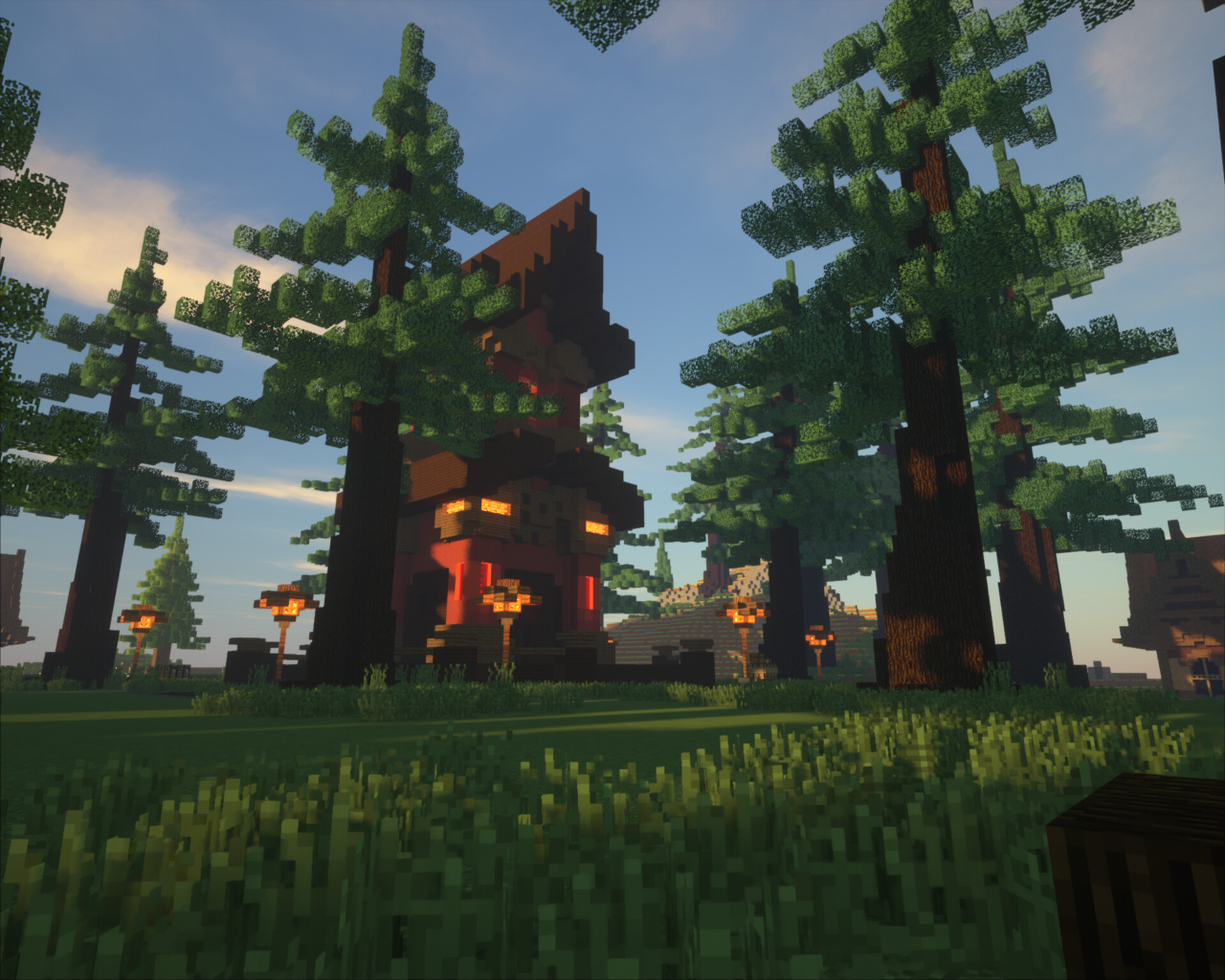 🌲Medieval KitMap Warzone + Spawn & Road 🌲 Minecraft Map