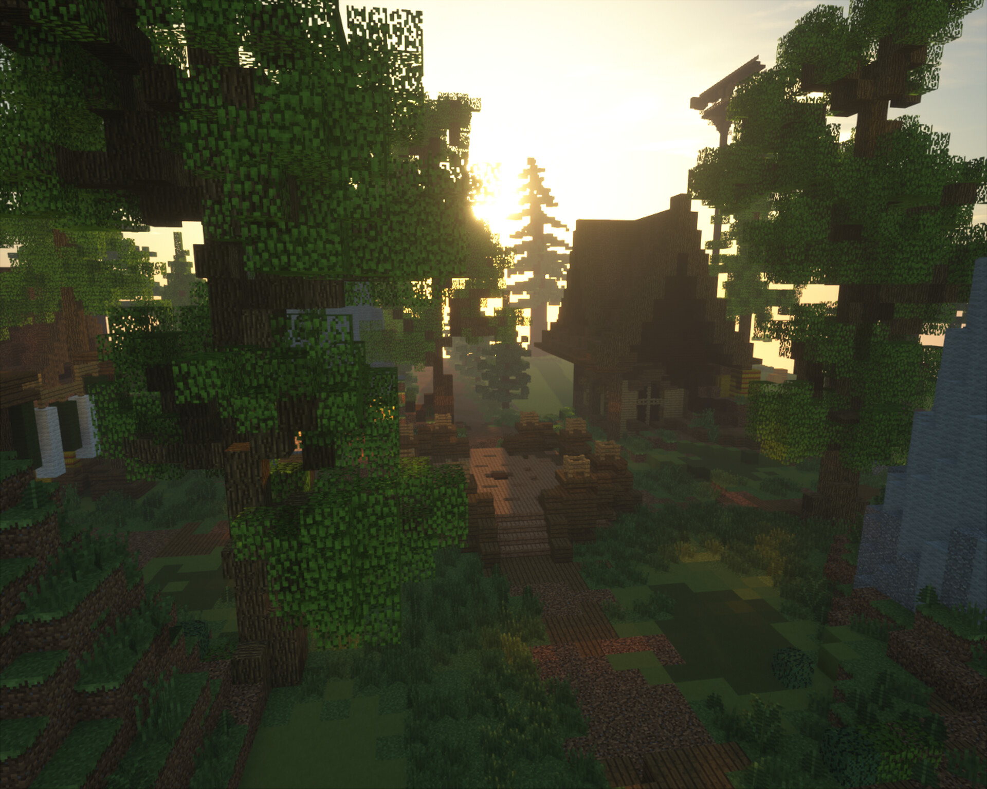 🌲Medieval KitMap Warzone + Spawn & Road 🌲 Minecraft Map