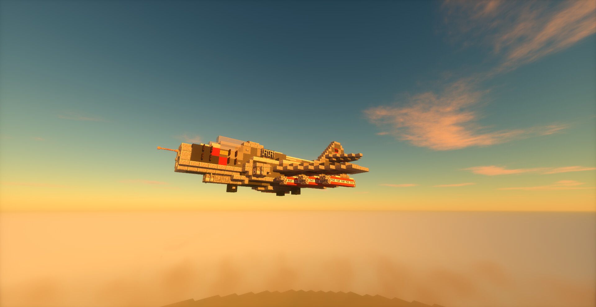 Fully operational Soviet MiG-17 fighter jet (fictional) Minecraft Map